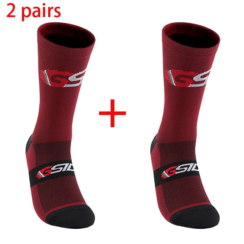 GSIDI2pairs 2023 New Cycling Socks Bike Nurse Compression Road Bike ...