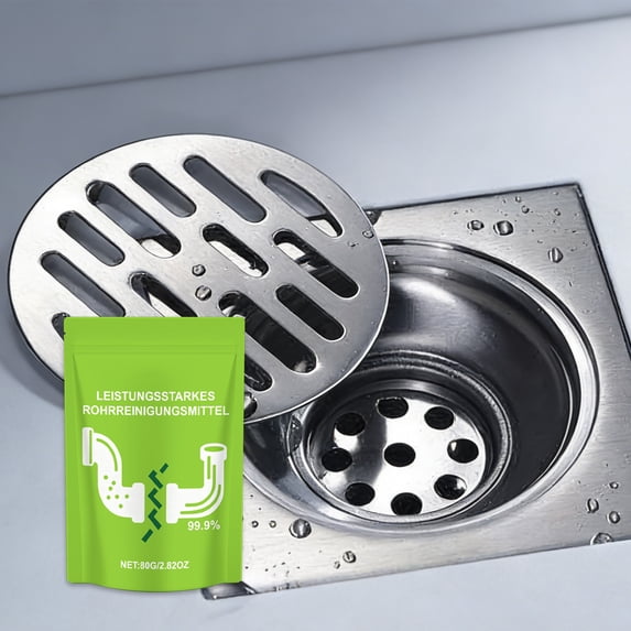 GSKKLQ Drain Unclogging Powder, Fast Acting Clog Remover for Kitchen ...