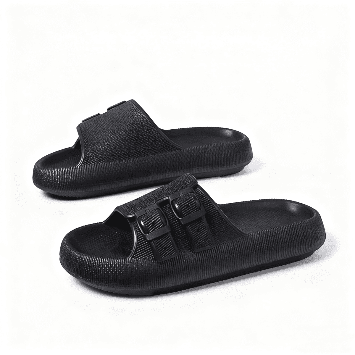 GSLMOLN Round Toe Pillow Slippers Comfort Walking for Women and Men ...