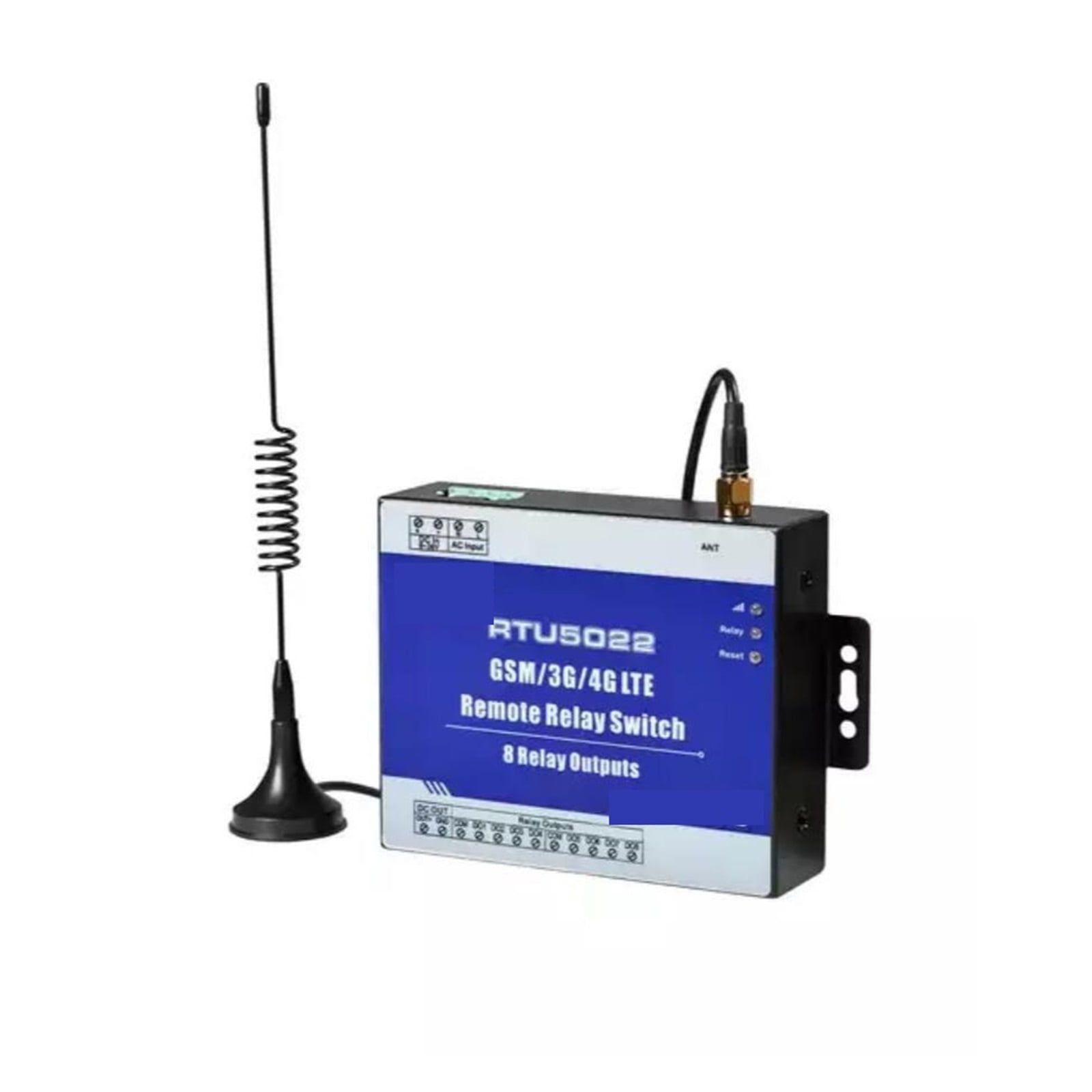 GSM 3G 4G Wireless Relay Controller 8 DO Output Support ModBus RTU/Cloud Platform Remote Control ...