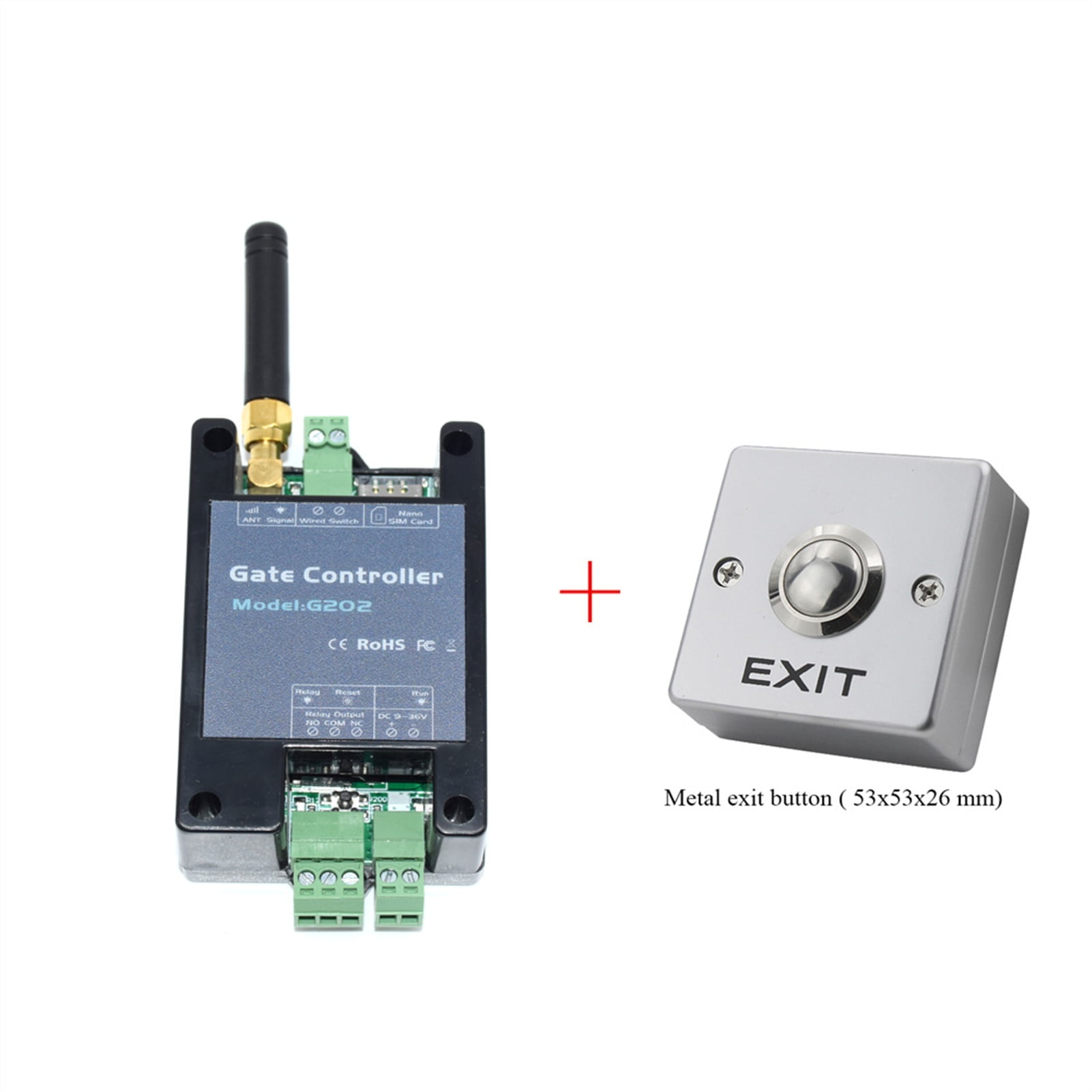 GSM 3G gate opener G202 remote control single relay switch for sliding ...