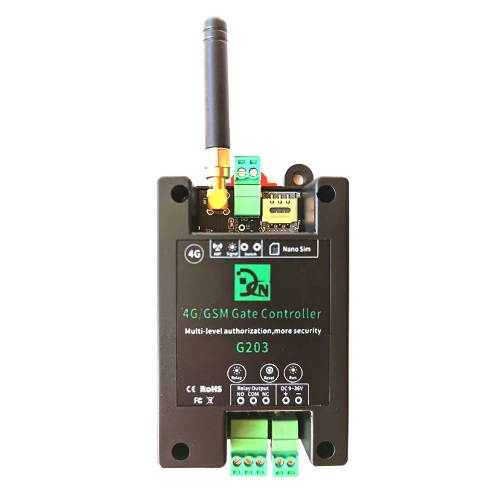 GSM 4G LTE Access Controller SMS APP Remote Control On/ Relay Switch ...