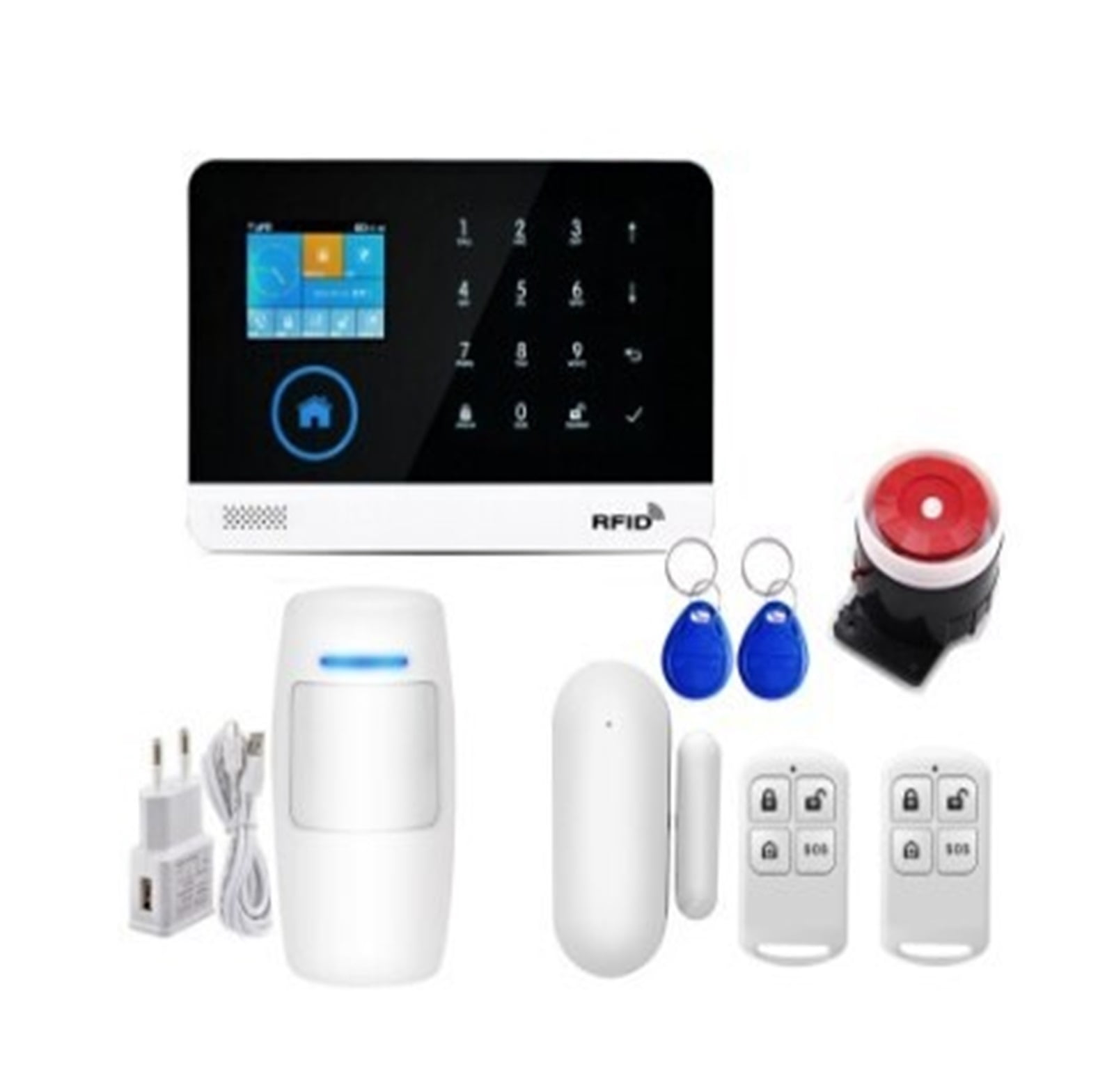 GSM Alarm System For Home Burglar Security 433MHz GSM Alarm Wireless Tuya Smart House Control ...