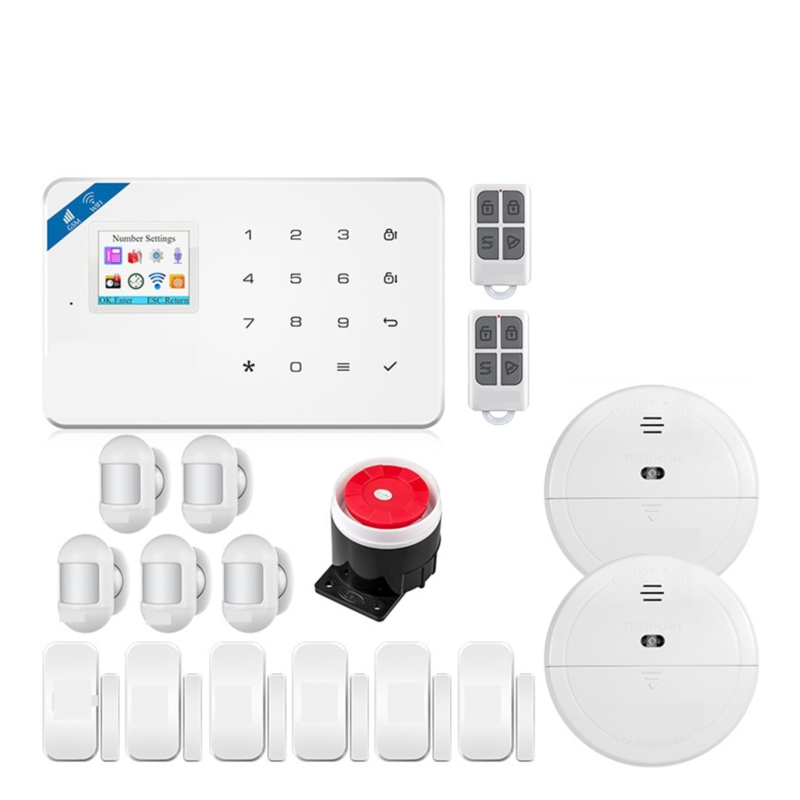 GSM Alarm System W181 Alarm Home Kit Tuya Smart Motion Sensor Detector ...