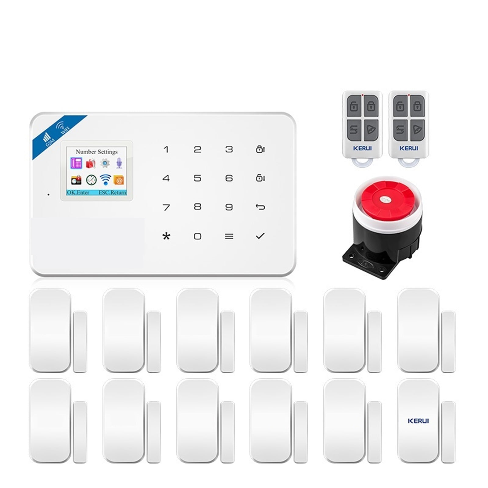 GSM Alarm W181 Alarm System Central Unit Tuya Smart Wireless Door ...