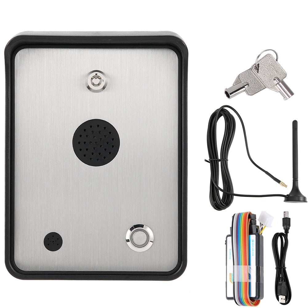 GSM Audio Intercom for Single House Door and Gate Opener Access ...