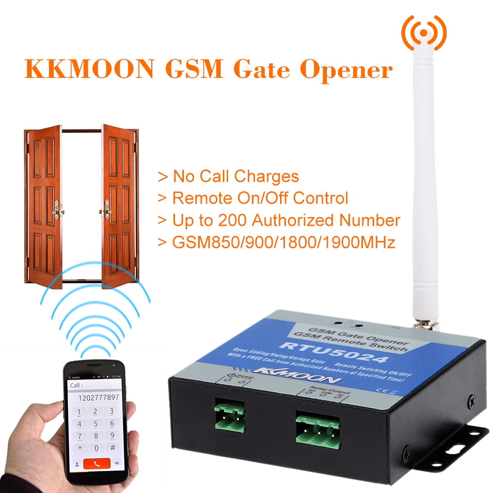 GSM Door Gate Opener, Remote On/Off Switch, Access Control Switch ...