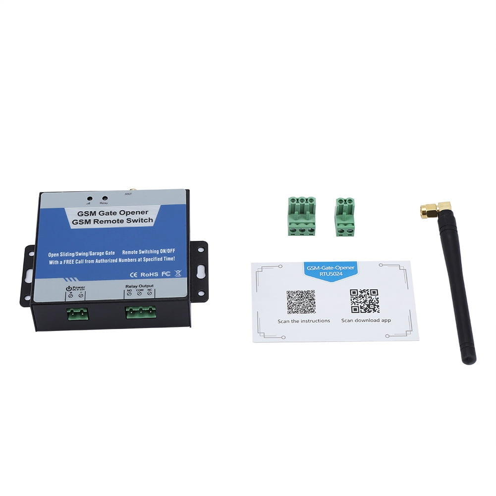 GSM Door Switch, Stable Programmable Wireless Gate Opener For Remote ...