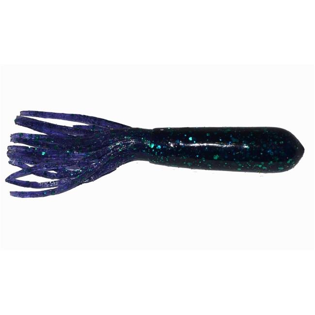 GSM Fishing BBB-TUB4-02 4 in. Salt Tube Lures, Junebug - Pack of 8 ...