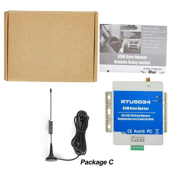 GSM Gate Opener Relay Switch Remote Access Controller Automatic sliding ...