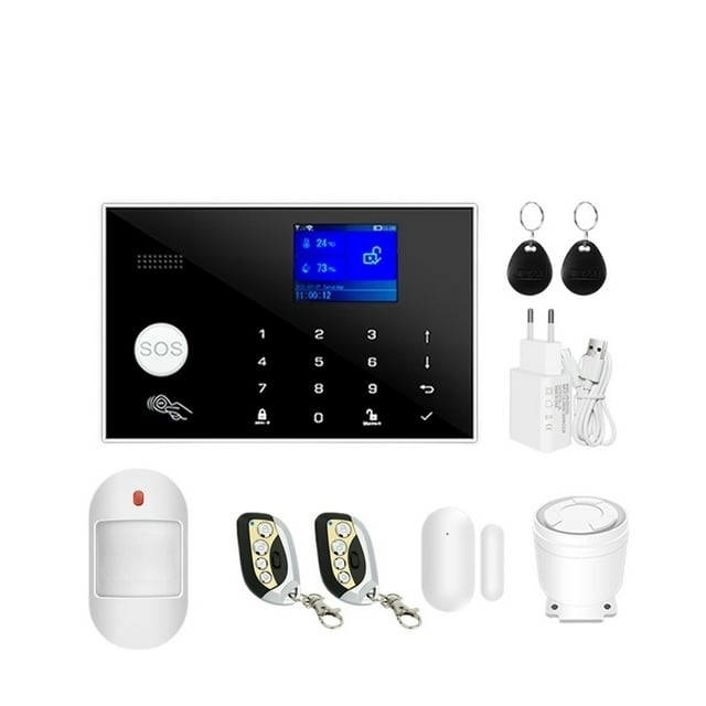 GSM Home Alarm System Smart Security Burglar Host Touch Keyboard ...