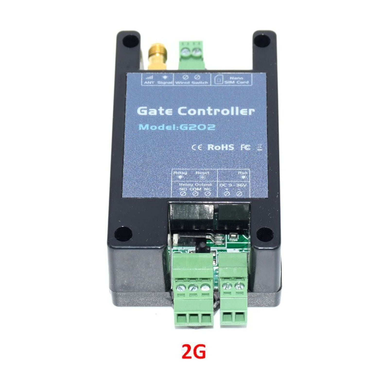 GSM Remote Control G202 Single Relay Switch For Sliding Swing Garage ...