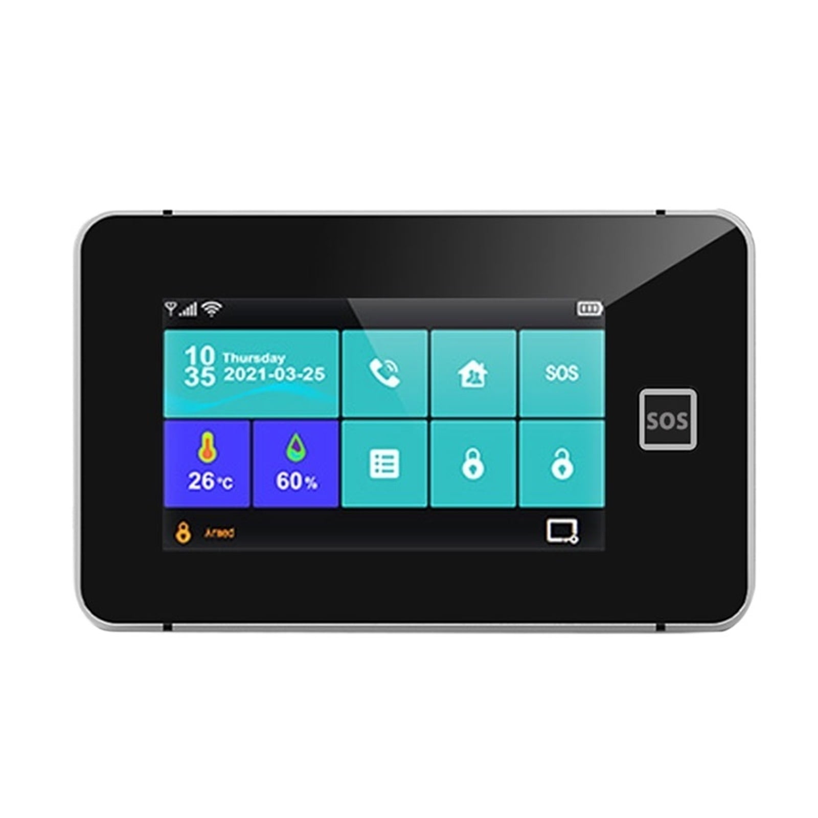 GSM Security Alarm System SOS 433MHz Wireless Home Anti-theft With ...