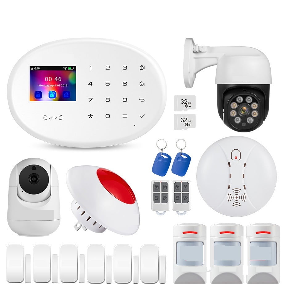 GSM Smart Alarm 4G GSM Smart Home Alarm System Kit Wireless Alarm ...