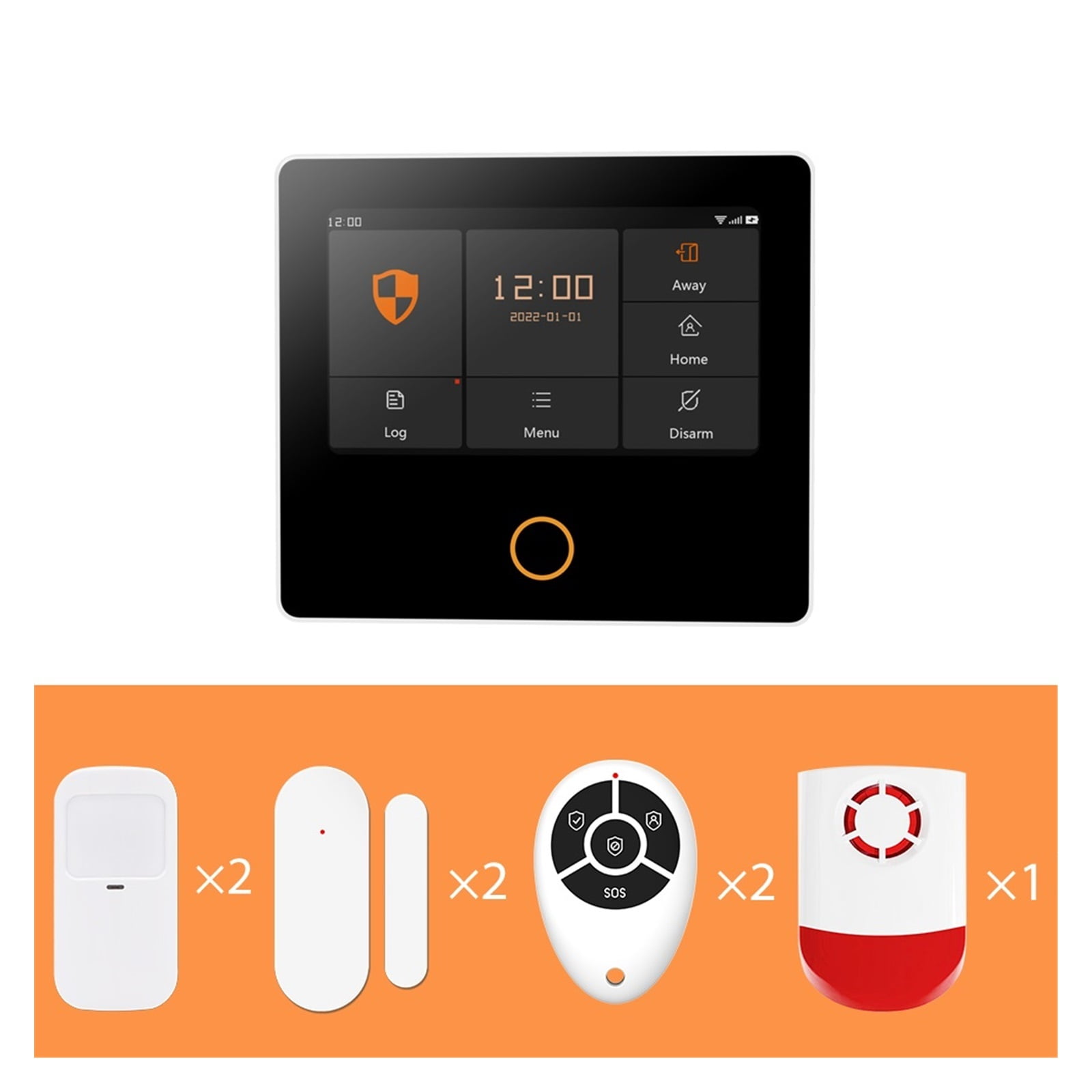 GSM WiFi Tuya Smart Wireless Home Security Alarm System Built-in Siren ...