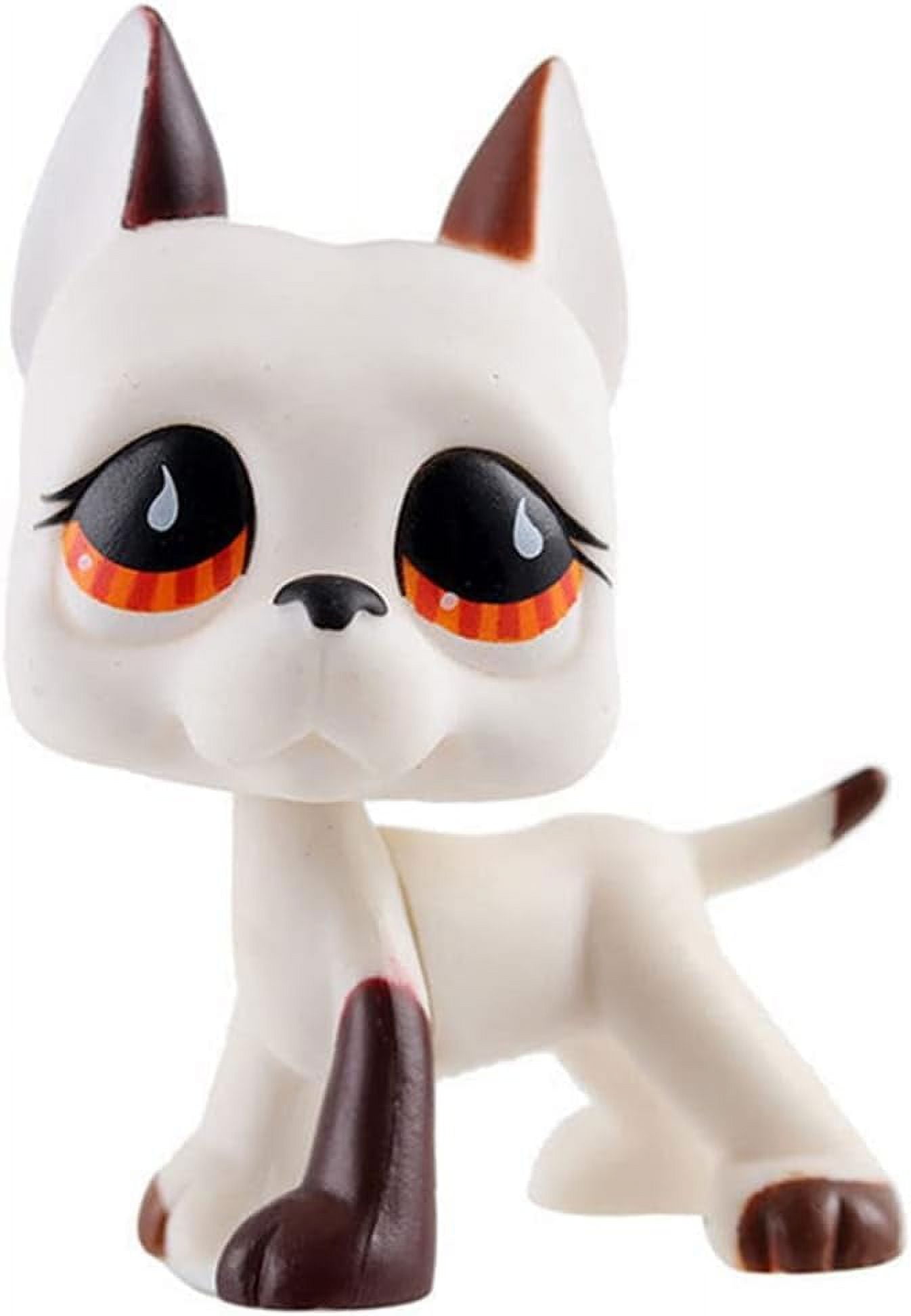 GSMD Collectible Child Great Dane Puppy Action Figure, PVC White Brown ...