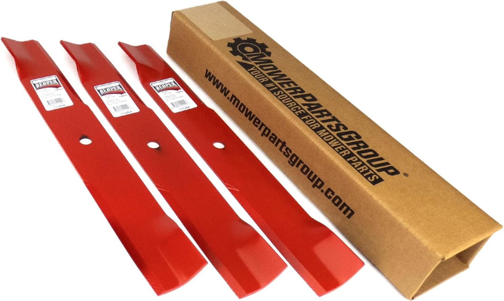 GSNF (3) Heavy Duty Blades Fits Hustler 54" Raptor SD Replaces 797696 ...