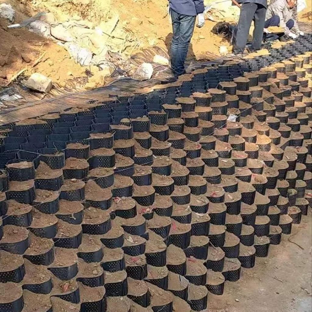 GSNF Heavy Duty Geogrid for Retaining Wall, Soil Block/Gravel Subgrade ...
