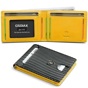 GSOIAX Men's Slim Wallet with RFID Blocking FallFreshness - Walmart.com