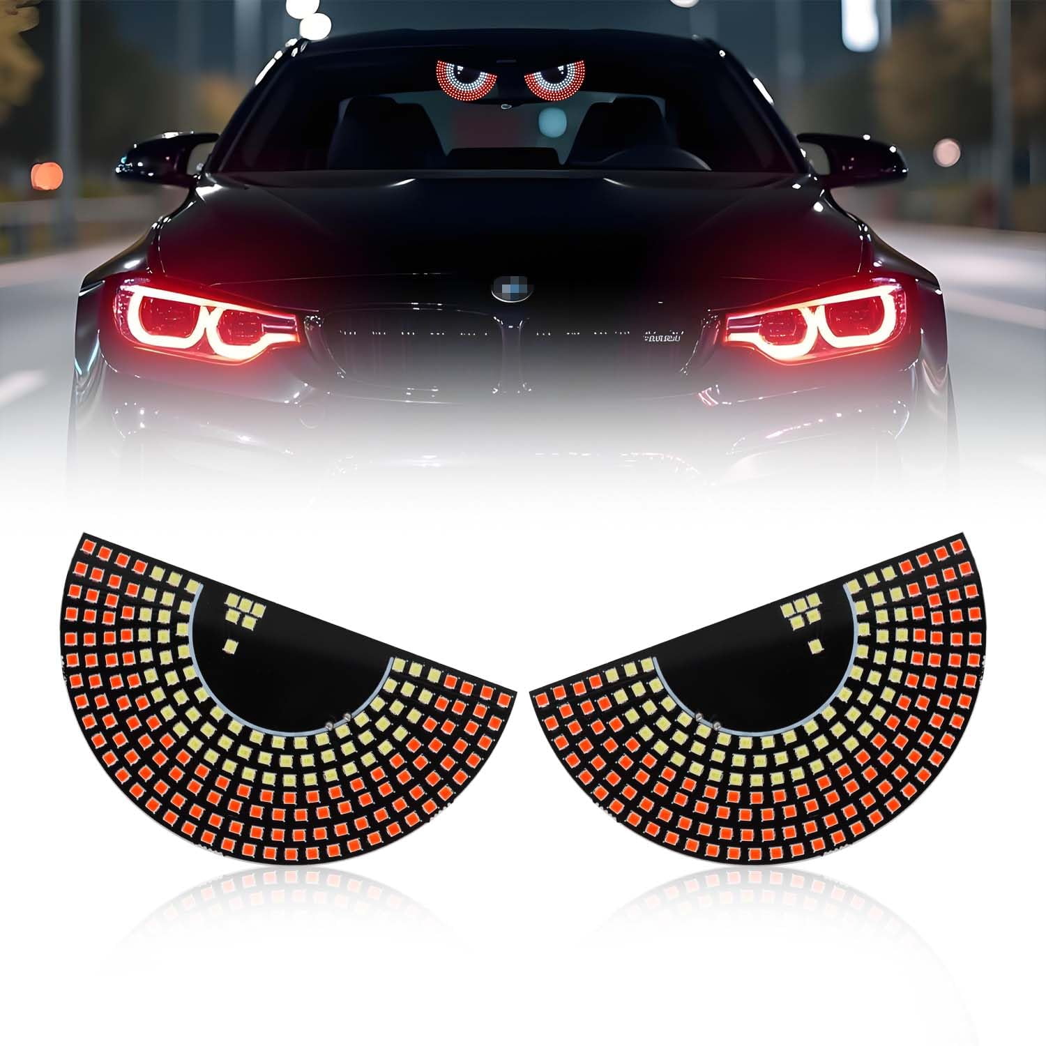 GSOWO Devil Eyes Light SSF20 for Cars, LED Eyes for Windshield, LED ...