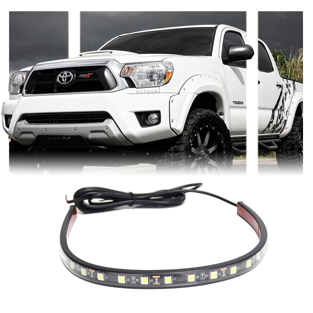 GSOWO White 24-SMD Flexible STF9 LED Hood Bulge Light Strip Designed ...
