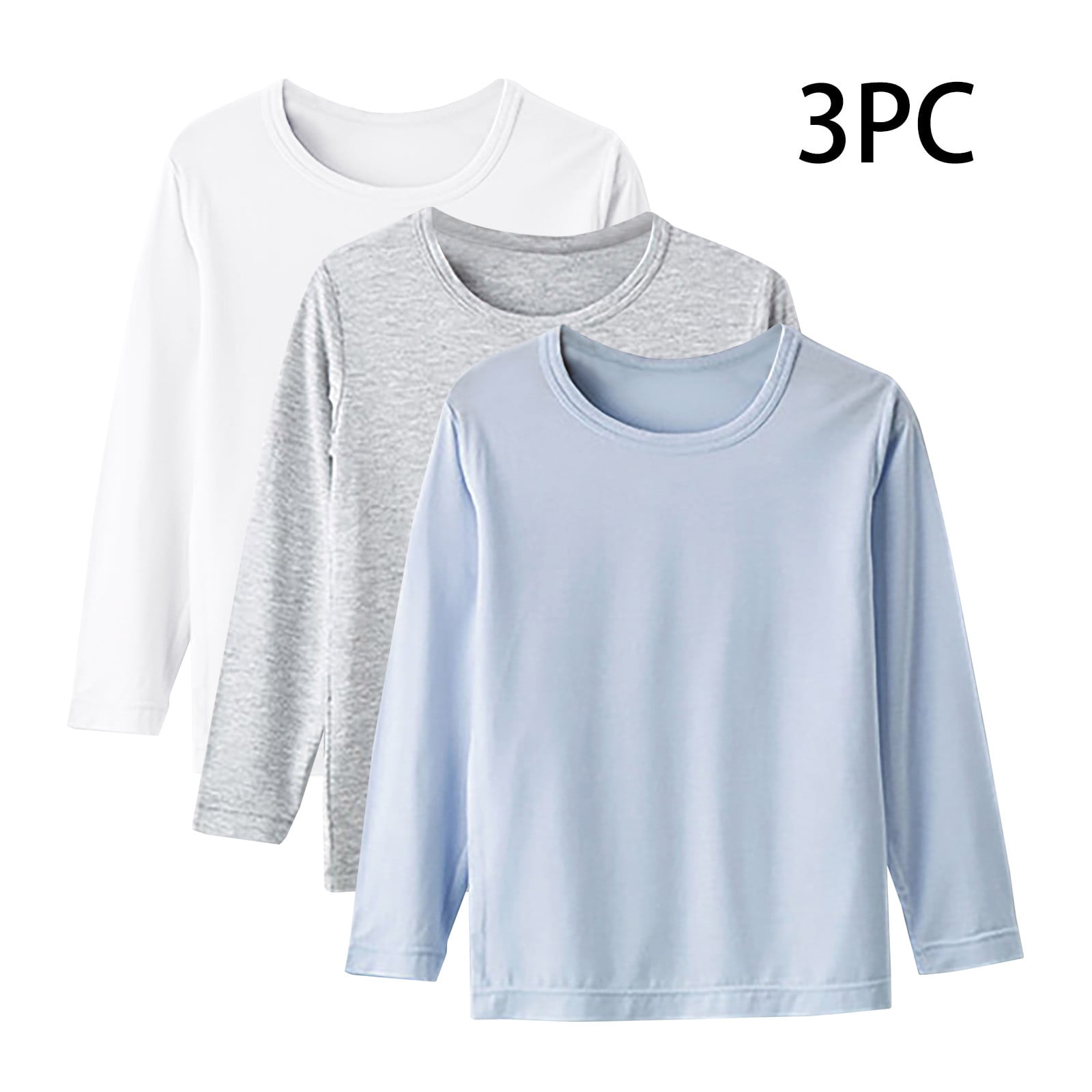 GSPCLAM 3 Piece Children Girls Long Sleeve Bottom 8 Years， Solid Color ...