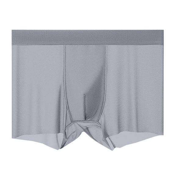 GSPCLAM Solid Boxer Briefs for Men Ice Touch Breathable Underpants for ...