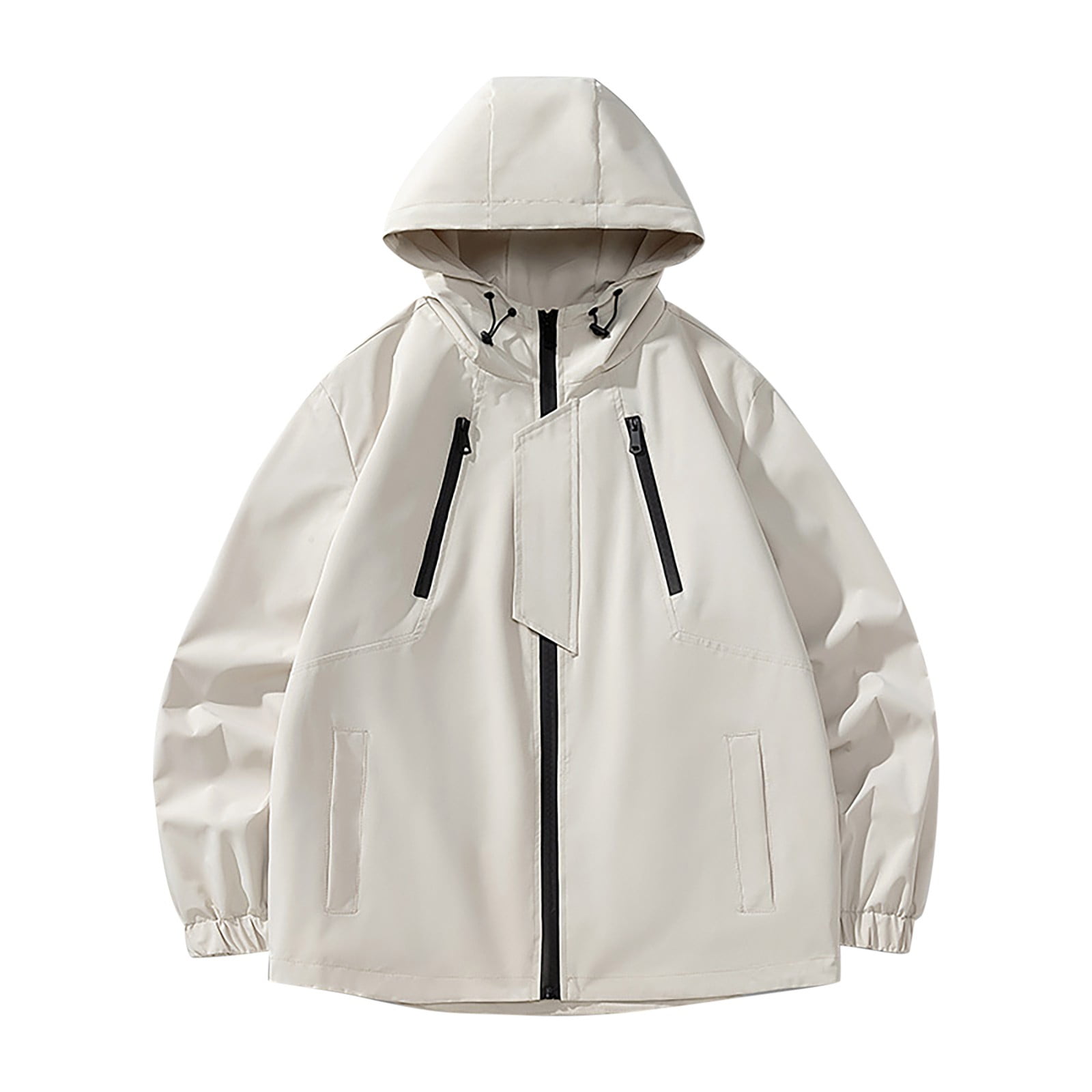 GSPCLAM Womens Hooded Jackets Hooded Plus Size Jacket with Pockets for ...