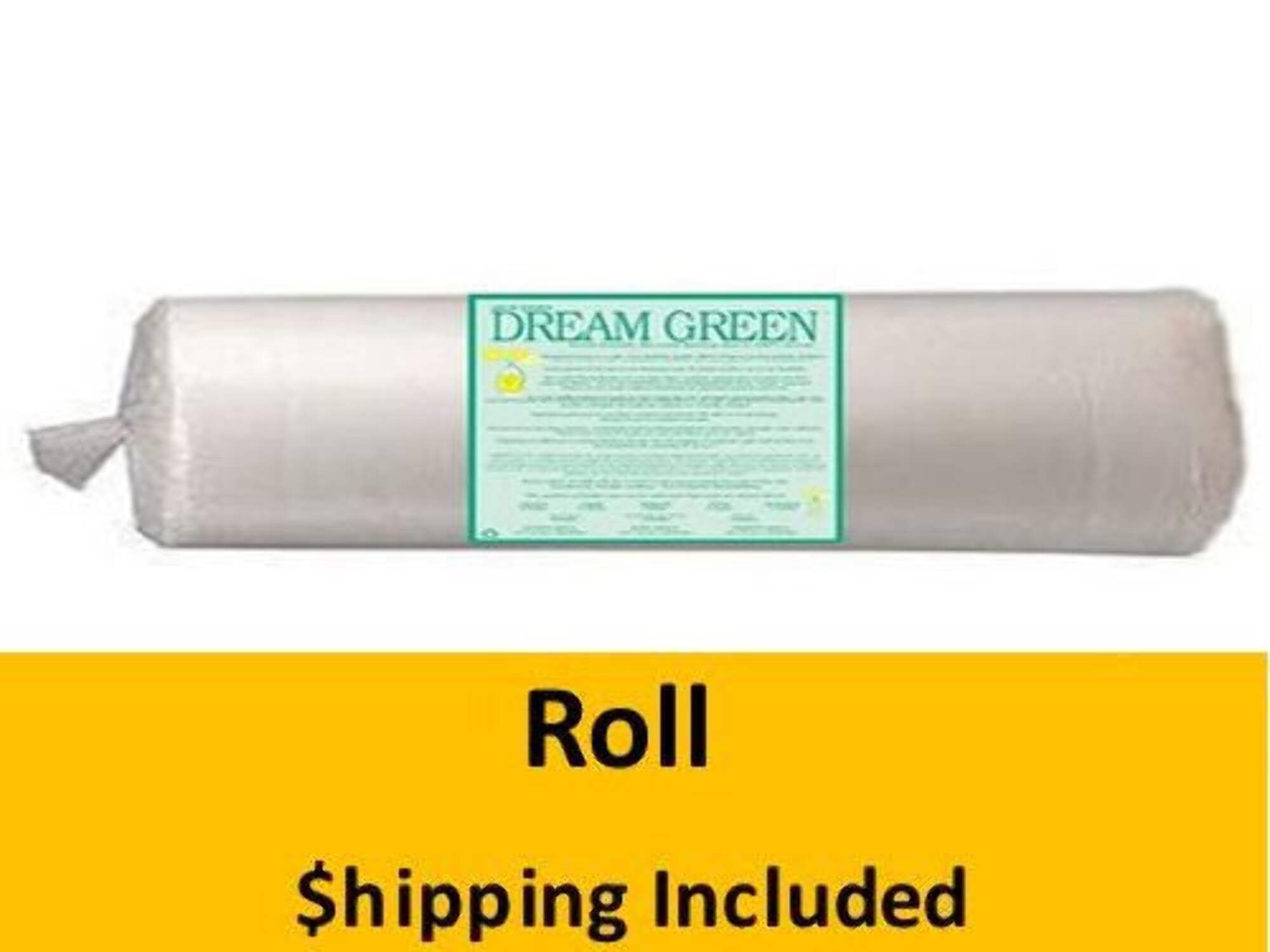 GSR Dream Green Select Batting (Roll, Throw 60 in x 30 yds) shipping ...