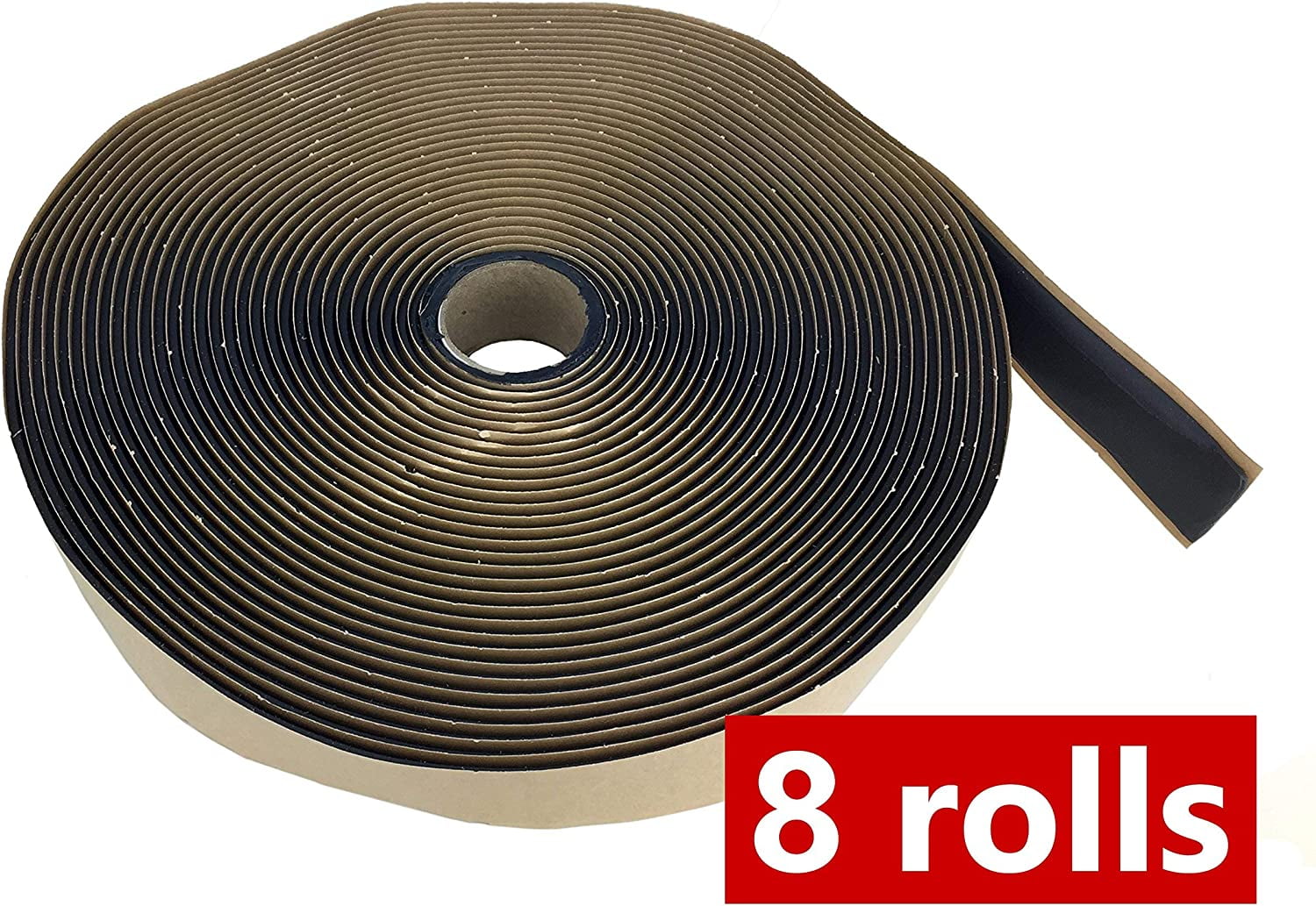 GSSI Sealants Putty Tape / Butyl Tape 1/8" x 1" x 400' Black 8 Rolls at ...