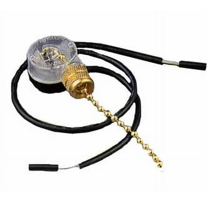 GSW-32 - PULL CHAIN SWITCH 1P1T 3A 125VAC ROUND PLASTIC BODY SINGLE ...