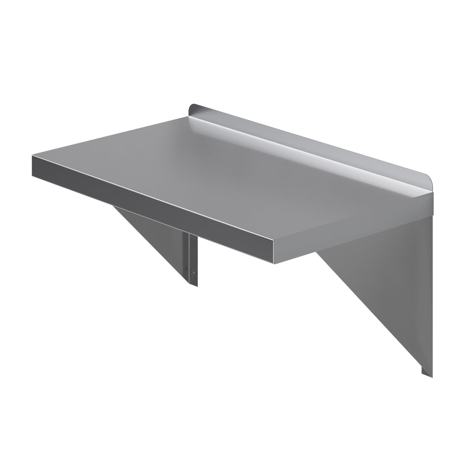 GSW WS-W1424 14" Deep Stainless Steel Commercial Wall Mount Shelf with ...