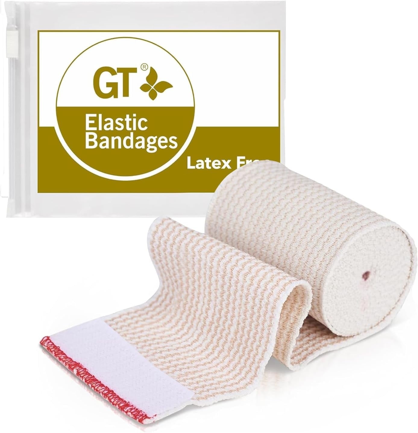 GT 3" Cotton Elastic Bandage with Hook and Loop Closure on Both Ends ...