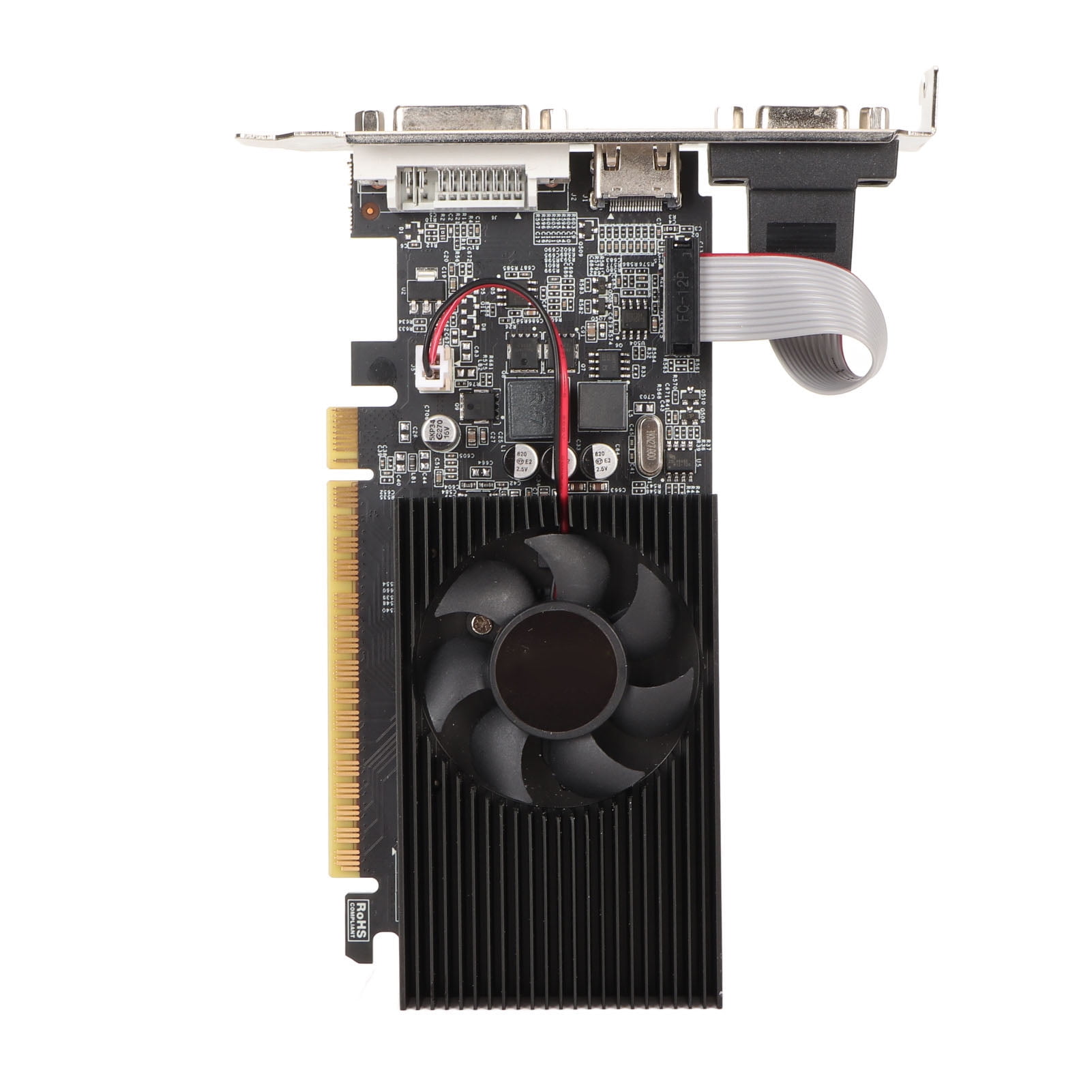 GT 730 4G DDR3B 128bit Graphics Card with Cooling Fan Support VGA DVI ...