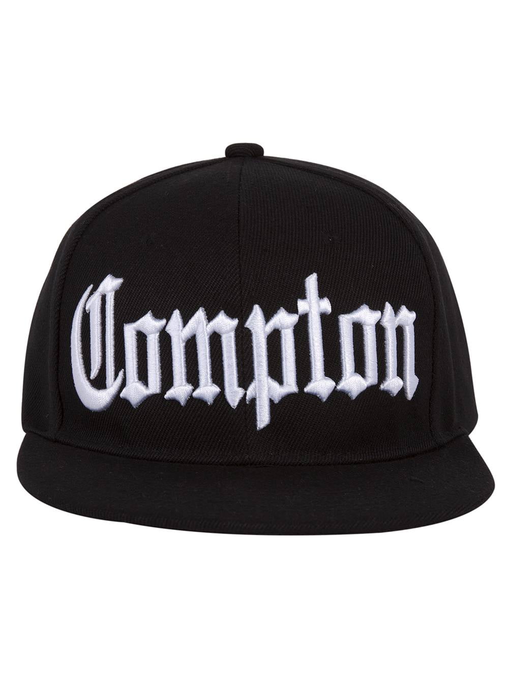 GT Compton Olde English Flat Bill Adjustable Snap - Walmart.com