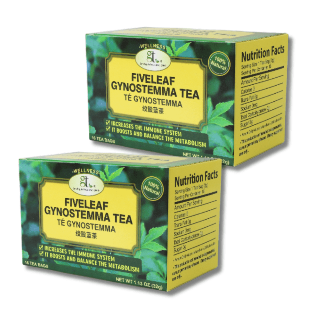 GT Fiveleaf Gynostemma Tea, 1.13 Ounce Box, 2 Pack - Walmart.com