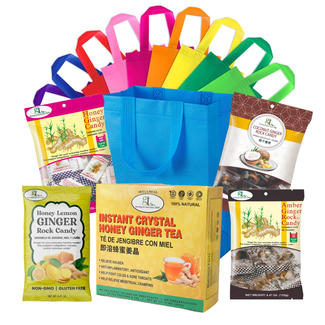 GT Instant Crystal Honey Ginger Tea Care Package, 21.18 Ounce Box (40 ...