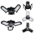 GT-Lite LED Garage Light 60-Watt 6000 Lumen, Adjustable 3-Panel Bulb ...