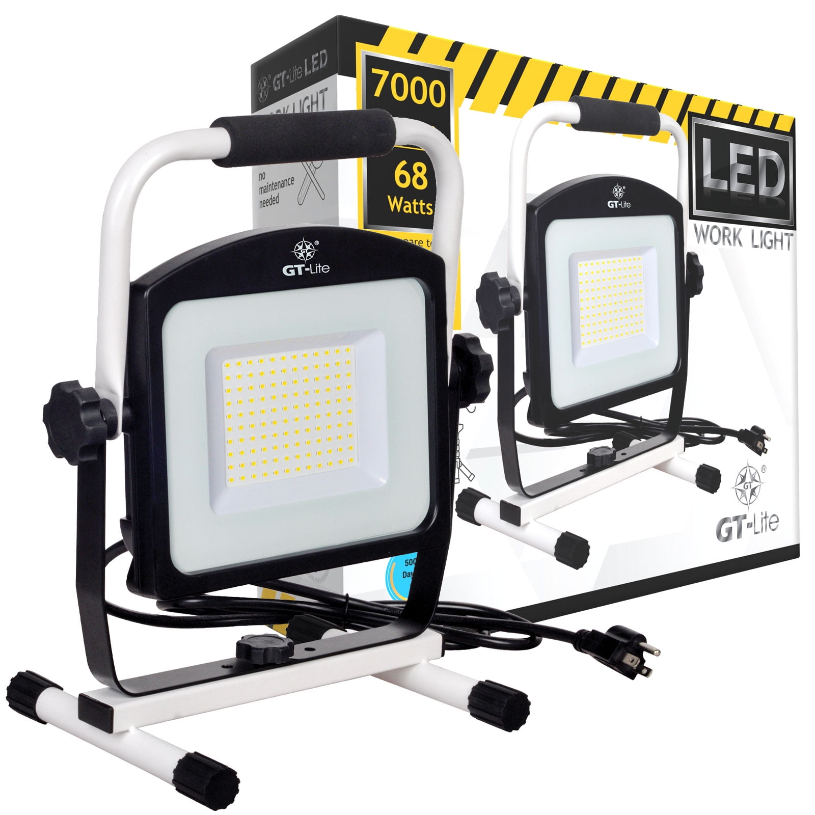 GT-Lite 7000 Lumen LED Portable Work Light with USB - Walmart.com