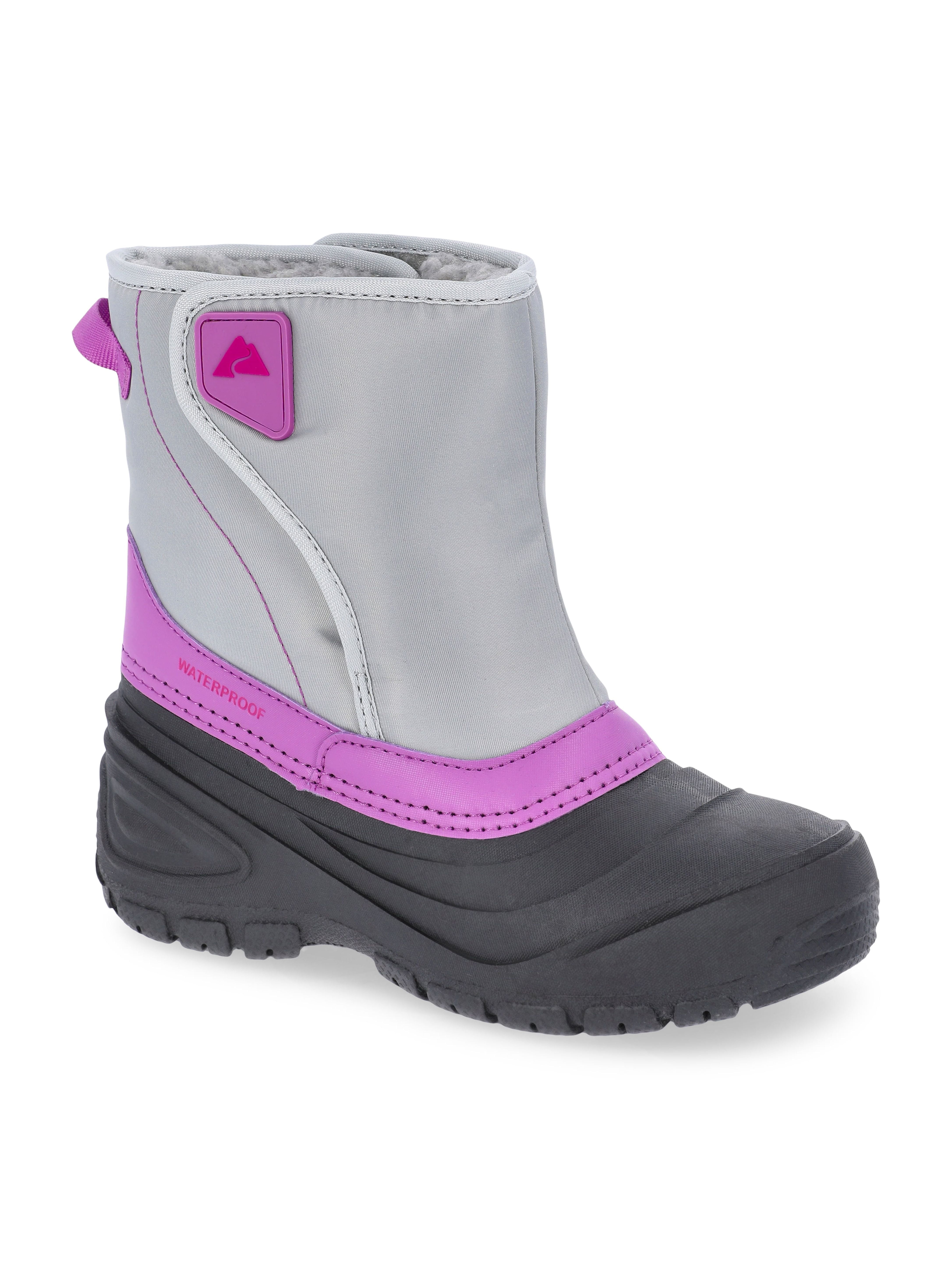 Ozark Trail Girls Water Resistant Shell Winter Boots - Walmart.com