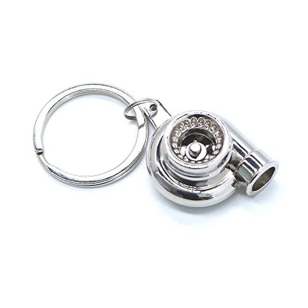 GT//Rotors Turbo Keychain Metal Spinning Turbocharger Automotive Mini ...