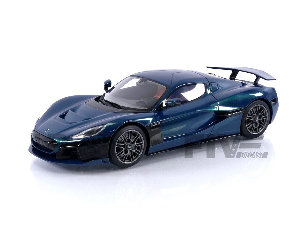 2021 Rimac Nevera Blue Metallic 1/18 Model Car by GT Spirit - Walmart.com