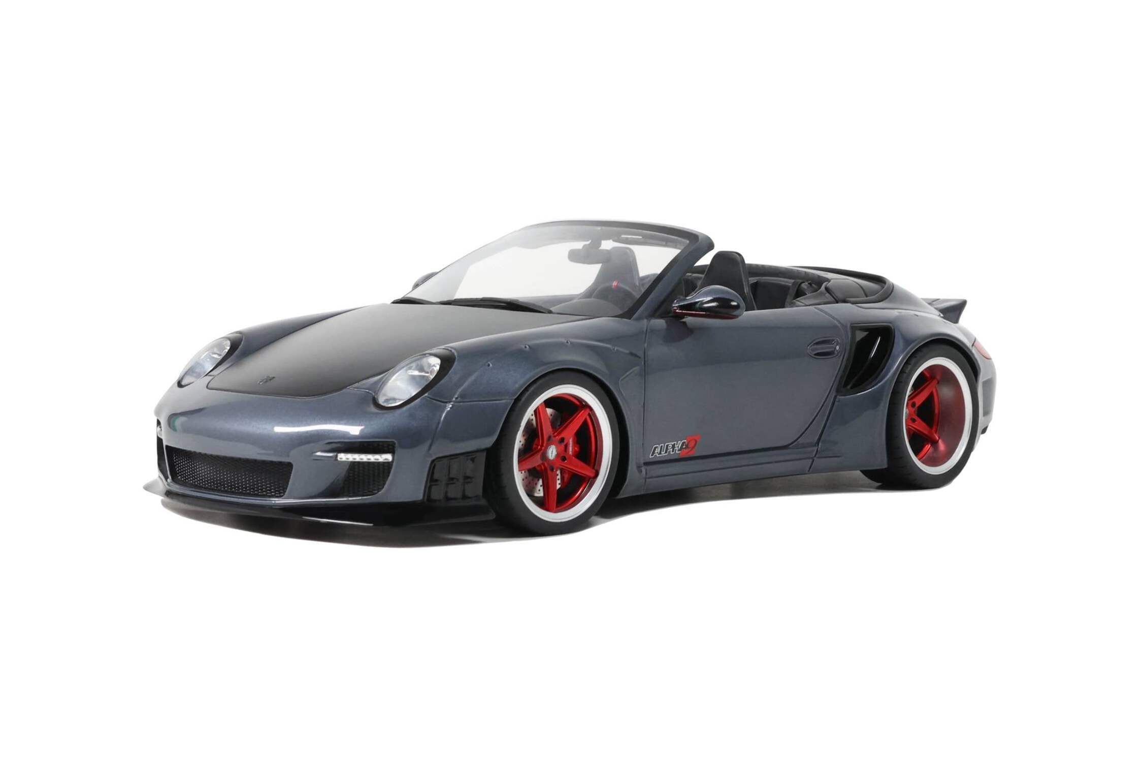 GT Spirit Porsche 911 Cabriolet LB Works Grey/Red 1:18 - Walmart ...