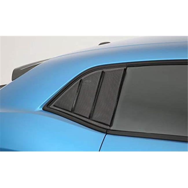 GT Styling GT4817X Louvered Quarter Window Covers for 2008-2020 Dodge ...