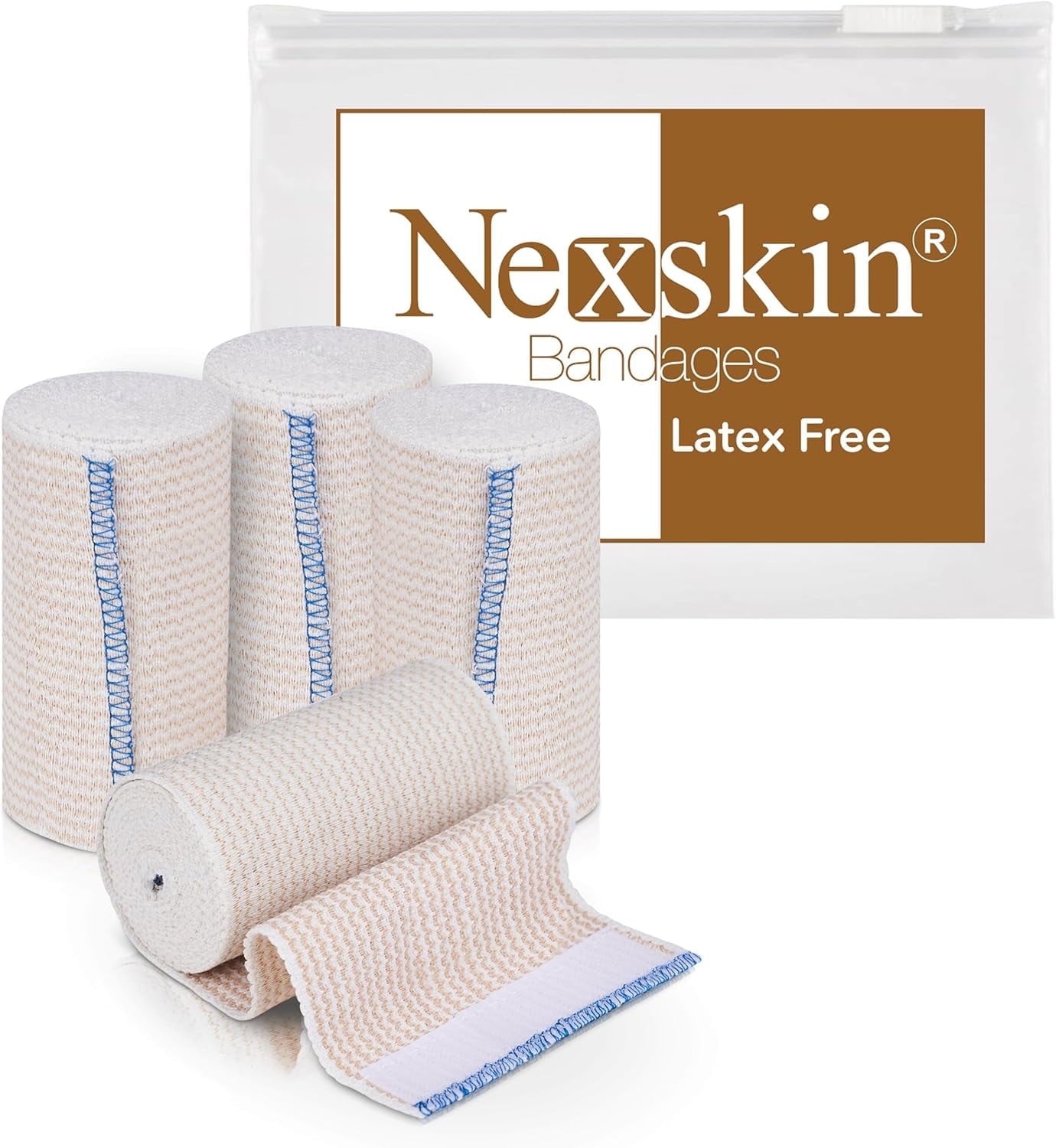 GT USA Organic Cotton Elastic Bandage Wrap (4" Wide, 4 Pack) | Hook ...
