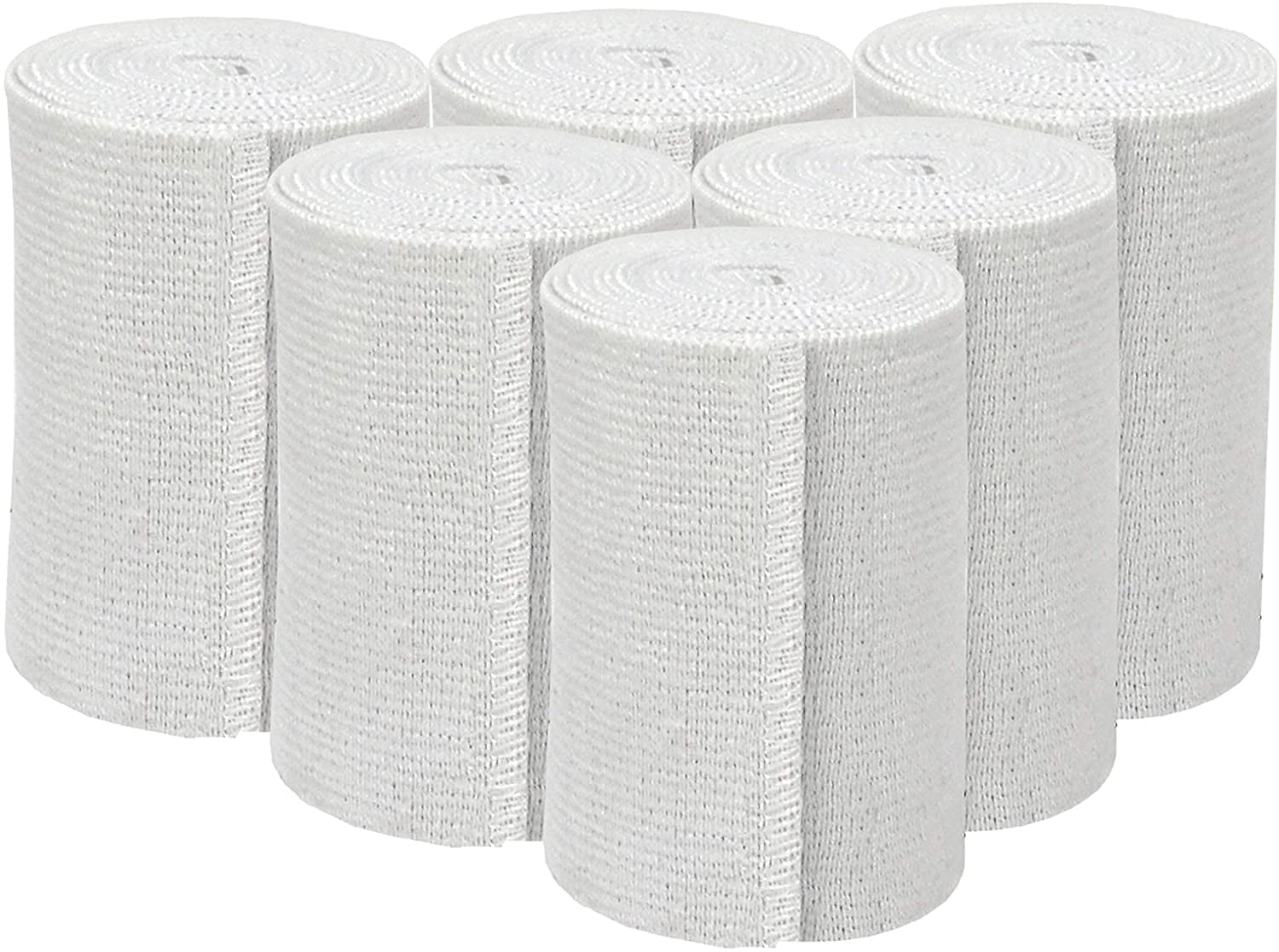 GT USA Cotton Soft Woven White (3" Width, 6 Pack) | Cotton Elastic ...