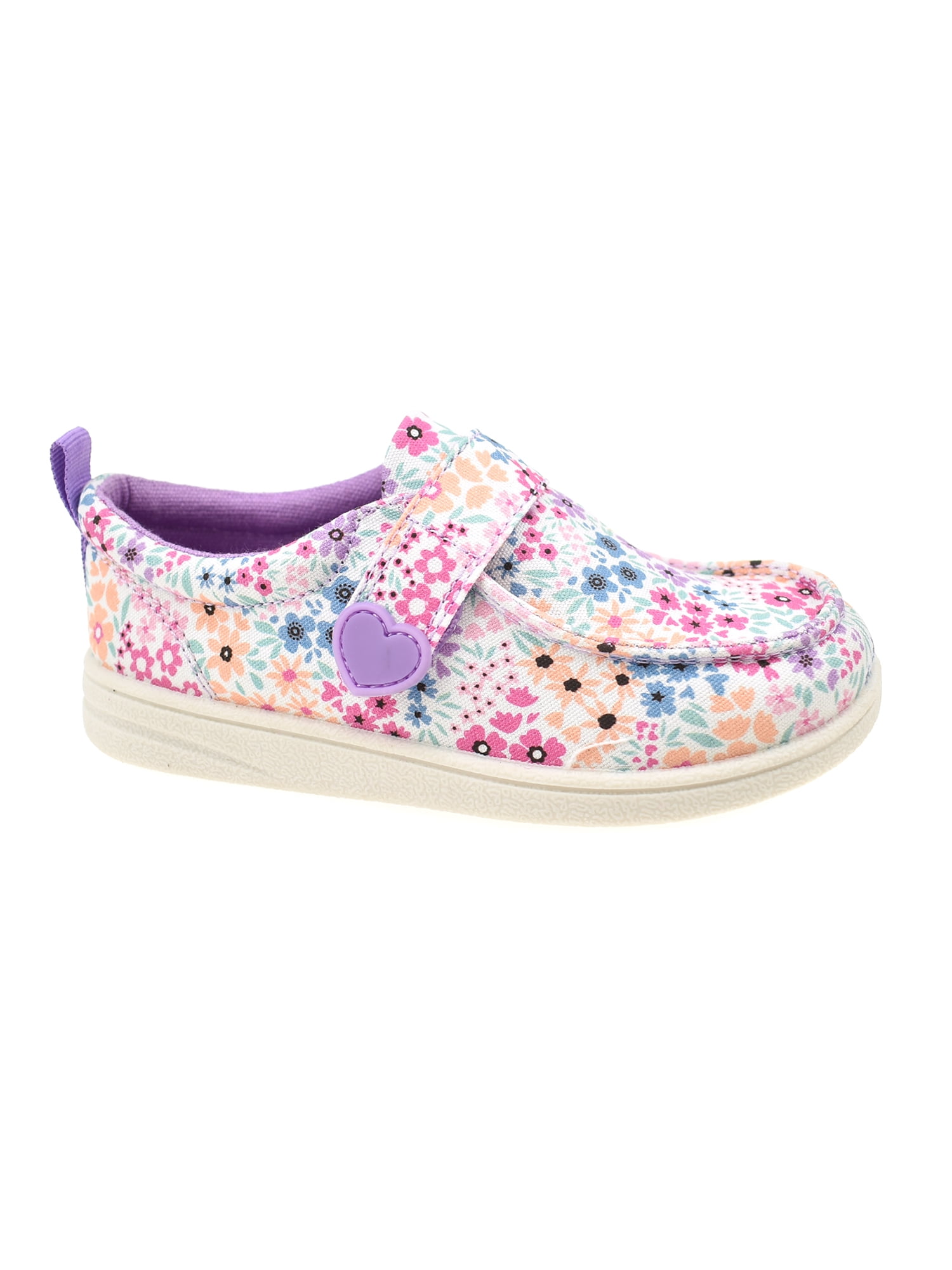 Wonder Nation Toddler Girl Moc Toe Shoes - Walmart.com