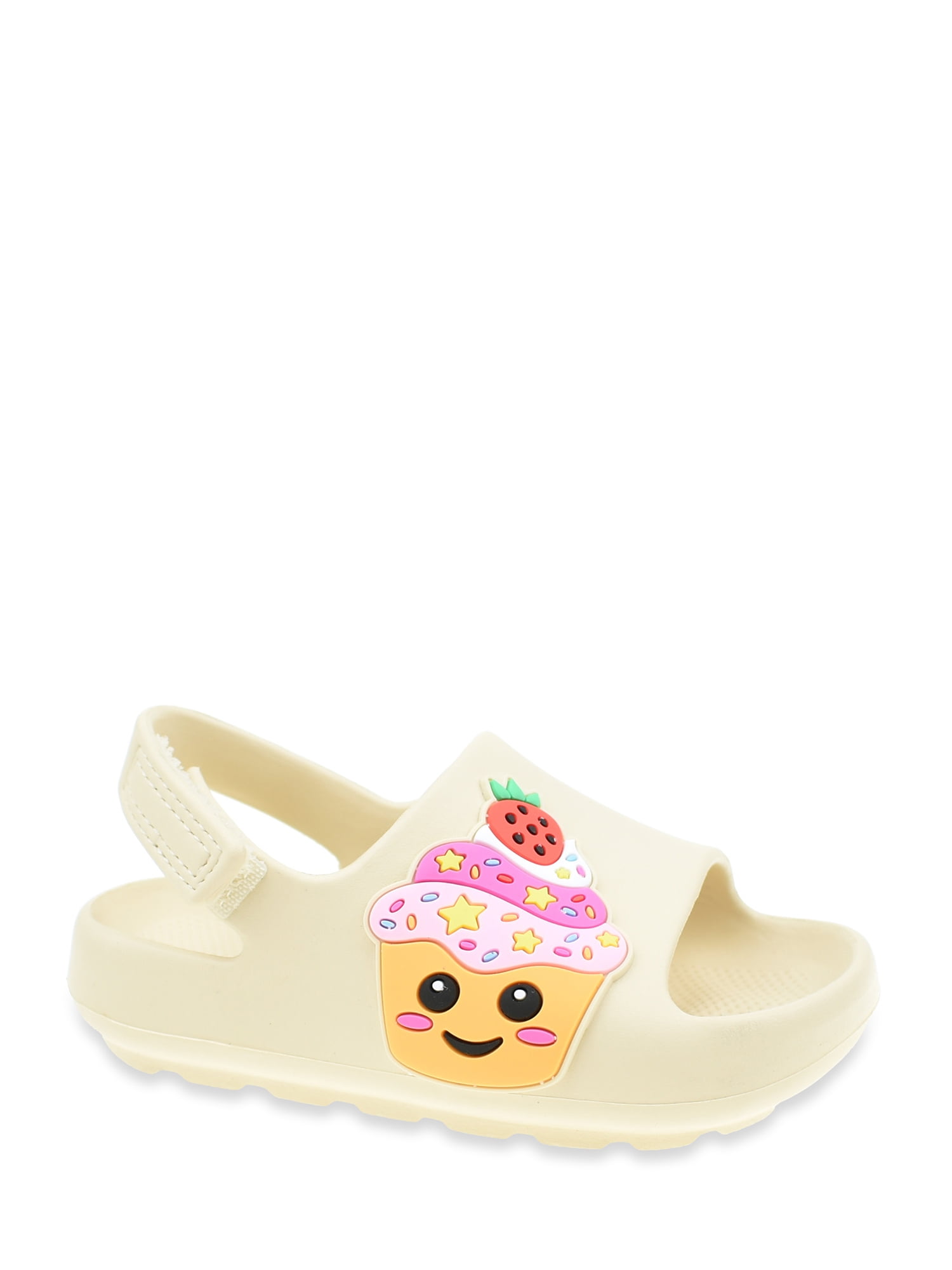 Wonder Nation Toddler Girl Eva Icon Slide Sandals - Walmart.com