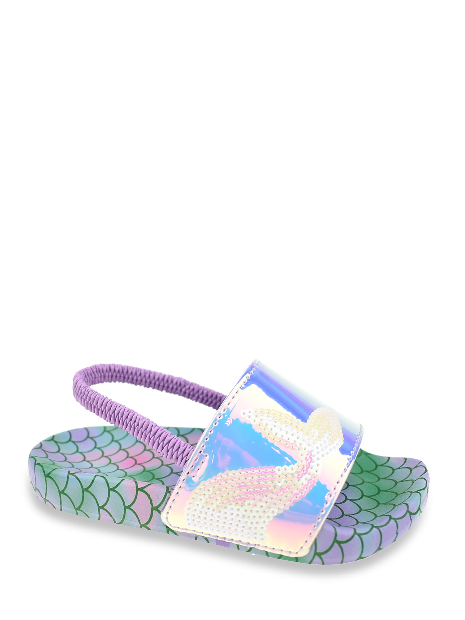 Wonder Nation Little and Big Girls Pool Slide Sandals - Walmart.com