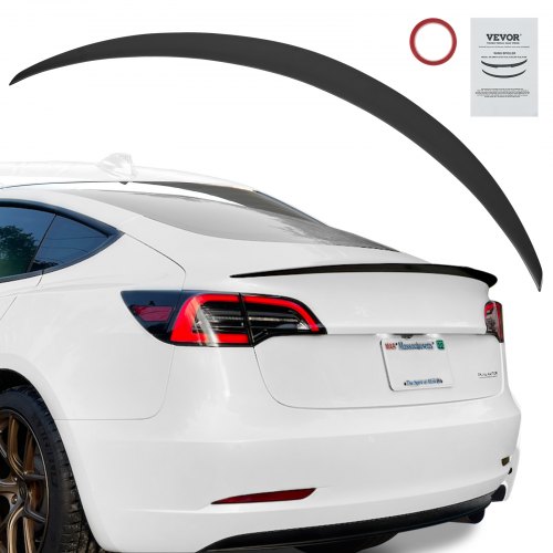 GT Wing Car Spoiler, 48.2 inch Spoiler, Compatible with Tesla Model 3 ...